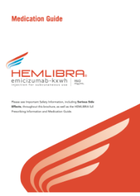 HEMLIBRA® (emicizumab-kxwh) Downloadable Resources